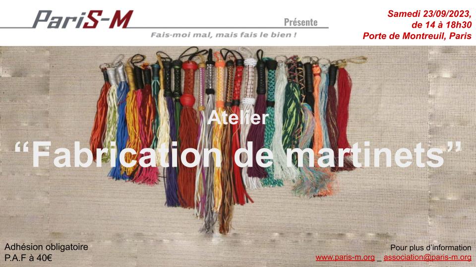 Atelier « Fabrication de martinets » – PariS-M