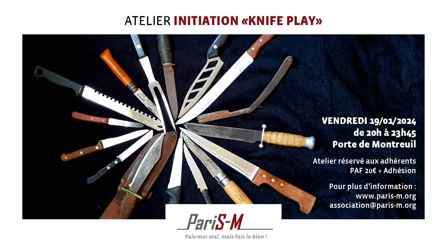 Atelier « Knife Play » du 19/01/2024 – PariS-M